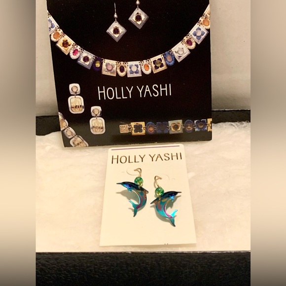 Holly Yashi | Jewelry | Vintage Holly Yashi Dolphin Earrings Stunning ...